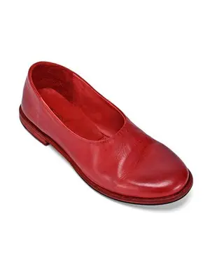 OLD TREND Heritage Genuine Leather Mary Jane Flats - Brick