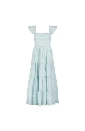 MER ST. BARTH Paloma Maxi Dress - Seafoam-booty