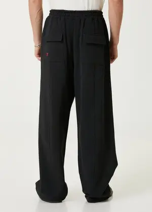 PCFG Dark Cotton Relaxed Fit Sweatpants - Black