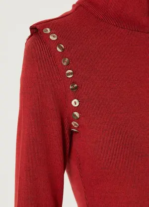 PCFG Two-tone Ribbed Long Dress