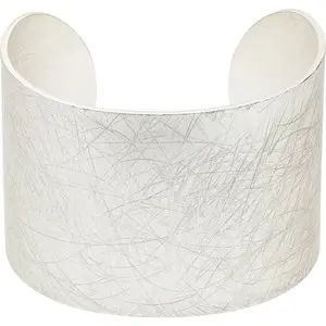 YOUZEY Hammered Cuff - Silver