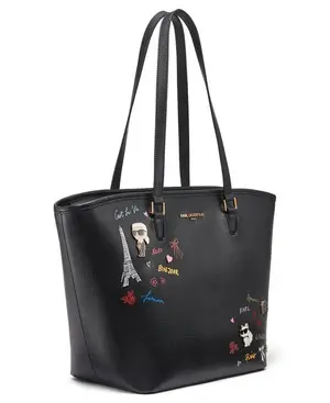 Karl Lagerfeld Paris Adele Tote - Black