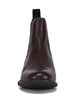 OLD TREND Classic Genuine Leather Chelsea Boots - Coffee