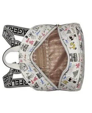 Karl Lagerfeld Paris Maybelle Backpack - White Multi