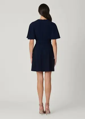 Shoshanna Sophie Crepe Mini Dress