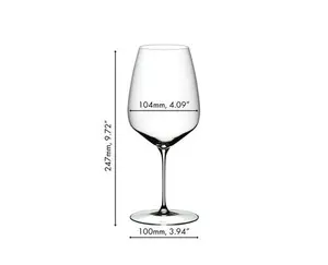 RIEDEL Veloce Cabernet/merlot Wine Glass - Clear