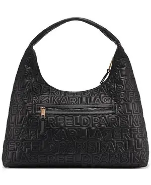 Karl Lagerfeld Paris Voyage Hobo - Black Multi