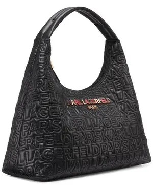 Karl Lagerfeld Paris Voyage Hobo - Black Multi