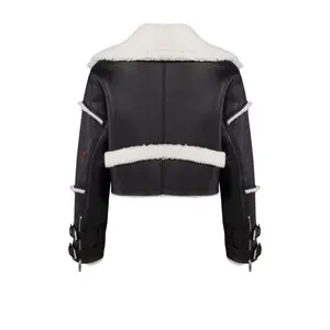 PCFG Furry Leather Jacket