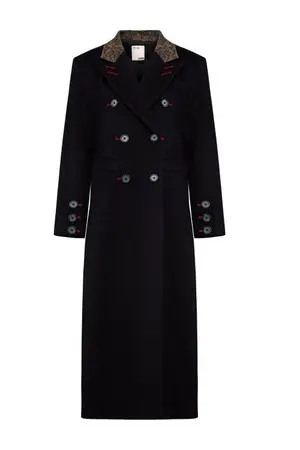 PCFG Wool & Cashmere Blend Oversized Long Overcoat
