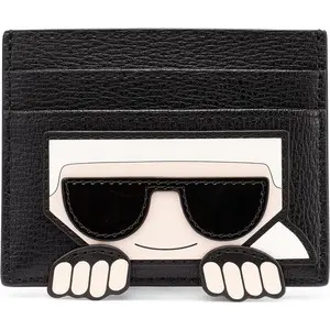 Karl Lagerfeld Paris Card Case Slg - Black