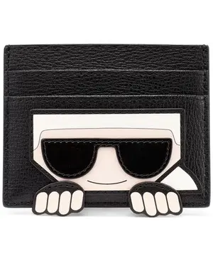 Karl Lagerfeld Paris Card Case Slg - Black