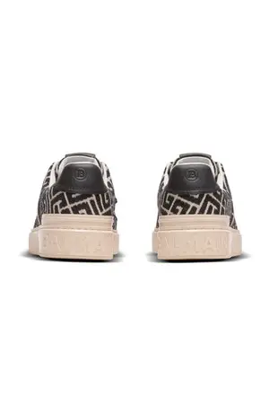 Balmain Monogram Jacquard B-court Trainers