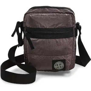 Stone Island Nylon Crossbody Bag - Purple Grey