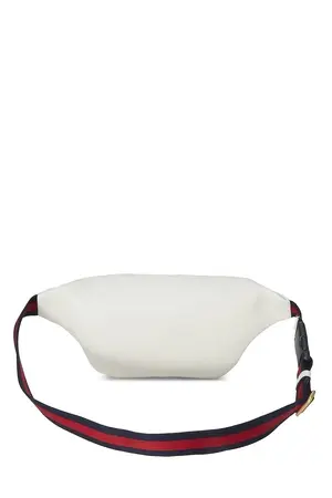 Gucci Logo Printed Belt Bag - White