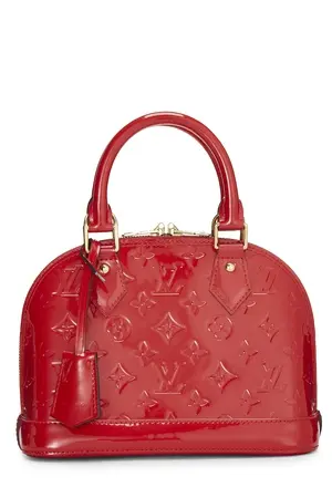 LOUIS VUITTON Monogram Vernis Alma Nm Handbag