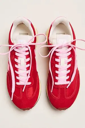 Sporty Colorblocked Lace-Up Sneakers for Women