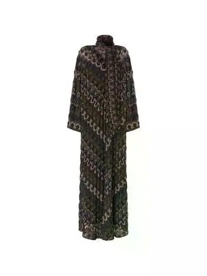 Missoni Geometric Print Maxi Dress - Brown