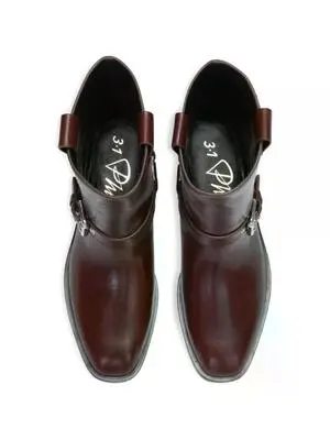 3.1 Phillip Lim Buckle Strap Ankle Boots