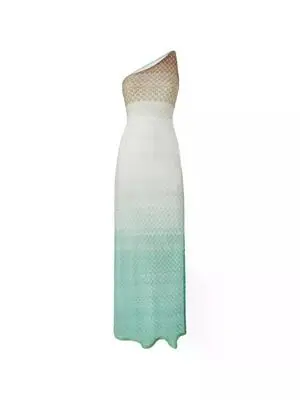 Missoni Ombré One-shoulder Dress - Neutrals