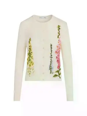 Oscar De La Renta Round Neck Cardigans For Women