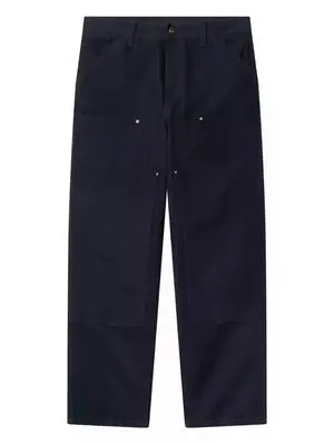 Carhartt Work In Progress Organic Cotton Straight-leg Trousers - Black