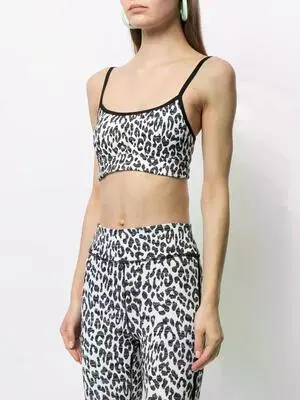 The Upside Natacha Snow Leopard-print Sports Bra