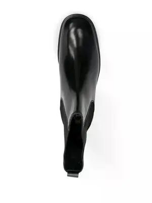 TOD'S Elasticated Leather Ankle Boots