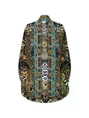 Camilla Crystal-embellished Cape
