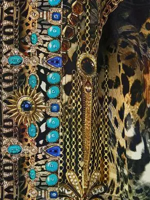 Camilla Crystal-embellished Cape