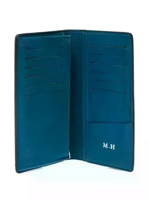 LOUIS VUITTON Brazza Taurillon Leather Wallet - Blue