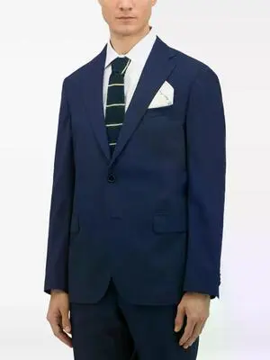 Brooks Brothers Buttoned Blazer - Blue