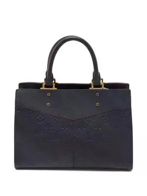 LOUIS VUITTON Sully Leather Tote Bag - Blue