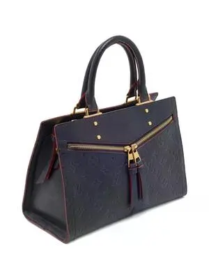 LOUIS VUITTON Sully Leather Tote Bag - Blue