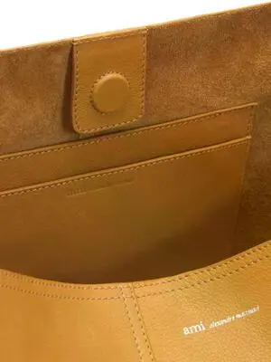 AMI Paris Large Etienne Leather Shoulder Bag