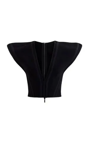 Maticevski Portico Bodice Top - Black