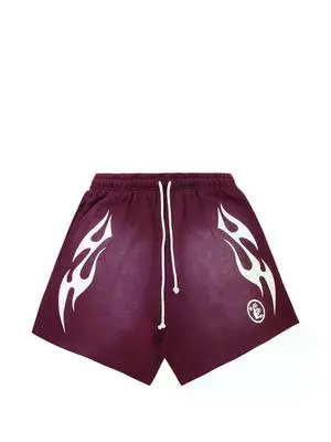 Hellstar Elasticated Shorts For Men