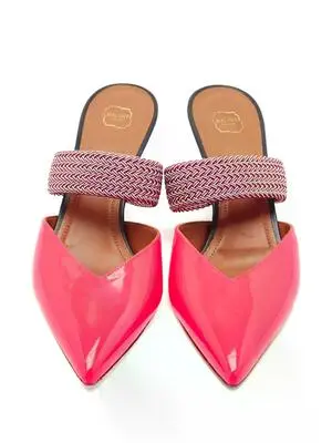 MALONE SOULIERS X Roy Luwolt Maisie Leather Slides - Pink