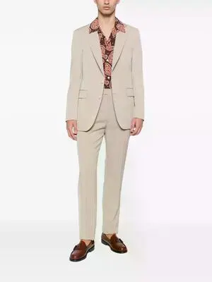 FURSAC Buttoned Single-breasted Suit - Neutrals