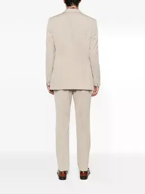 FURSAC Buttoned Single-breasted Suit - Neutrals