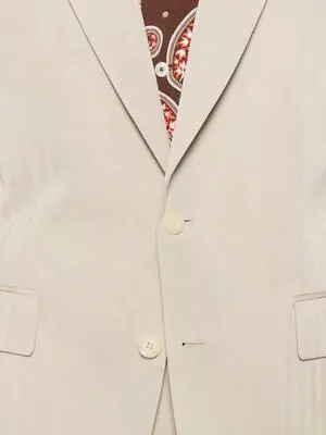 FURSAC Buttoned Single-breasted Suit - Neutrals