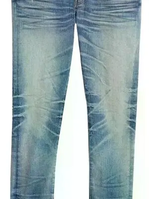 Amiri Stack Honeycomb Indigo Jeans