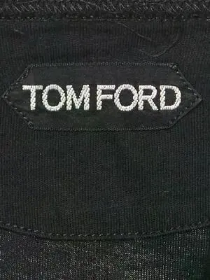 TOM FORD Cotton Crew Neck Pocket T-shirt - Black