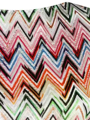 Missoni Zigzag Lace Motif Long-sleeved Dress - Multicolour