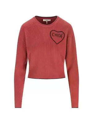 Chloé Heart Knitted Jumper