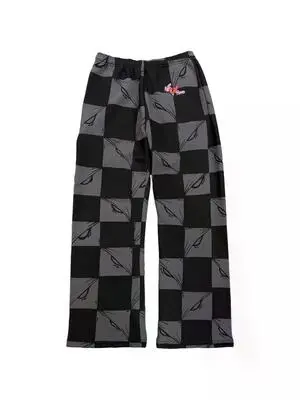 ANTI PROMO Checkered /grey Track Pants
