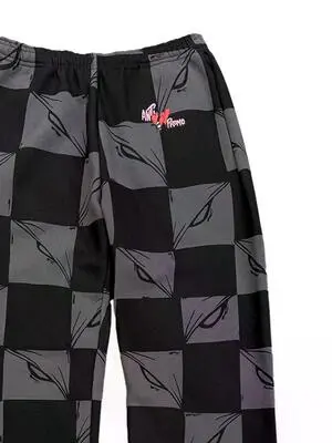 ANTI PROMO Checkered /grey Track Pants