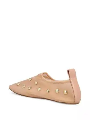 Chloé Studded Ballet Flats - Neutrals