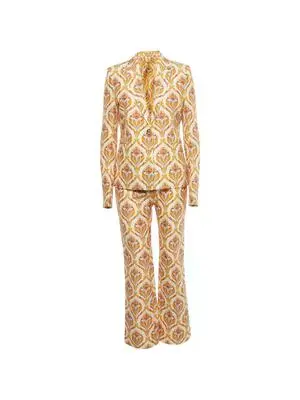 Rabanne Geometric Print Suit