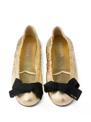 Prada Leather Ballet Flats